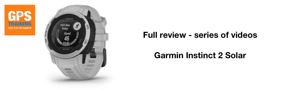Garmin Instinct 2 - video reviews – GPS Training