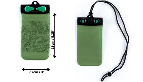 Aquapac Waterproof Keymaster - Key & Card Case - Green Contour – GPS ...