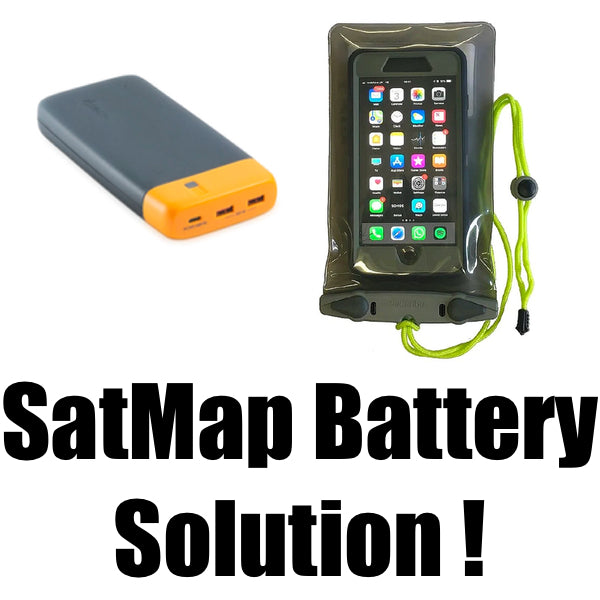 SatMap Active 20 battery alternative – GPS Training